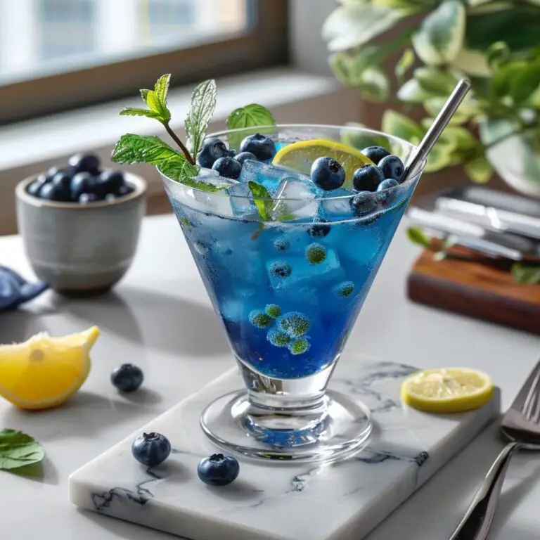 Vibrant Blue Mocktail Recipe – Refreshing & Easy to Make