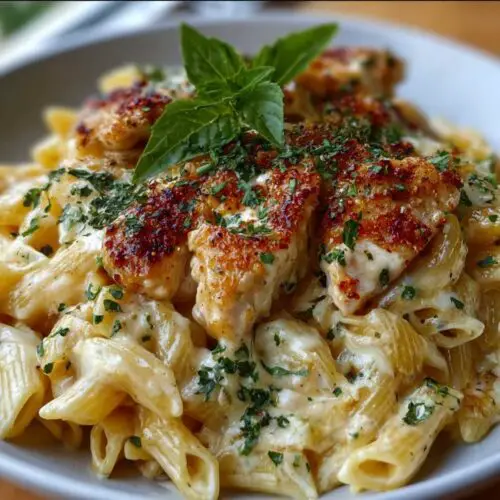 Easy Cheesy Chicken Pasta (Ready in 30 Mins)