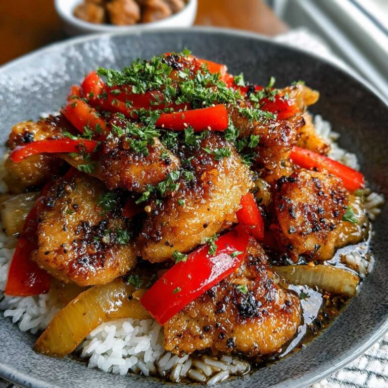 Easy Black Pepper Chicken (Chinese Takeout Style Recipe)