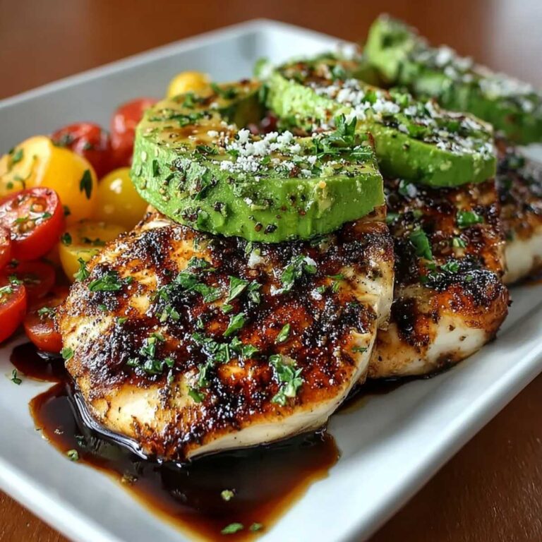 Easy Grilled California Avocado Chicken (Juicy & Healthy)