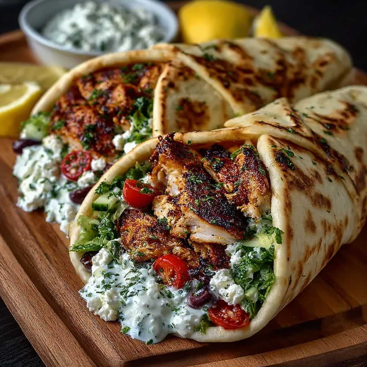 Easy Mediterranean Chicken Gyros Recipe (Tender & Juicy)