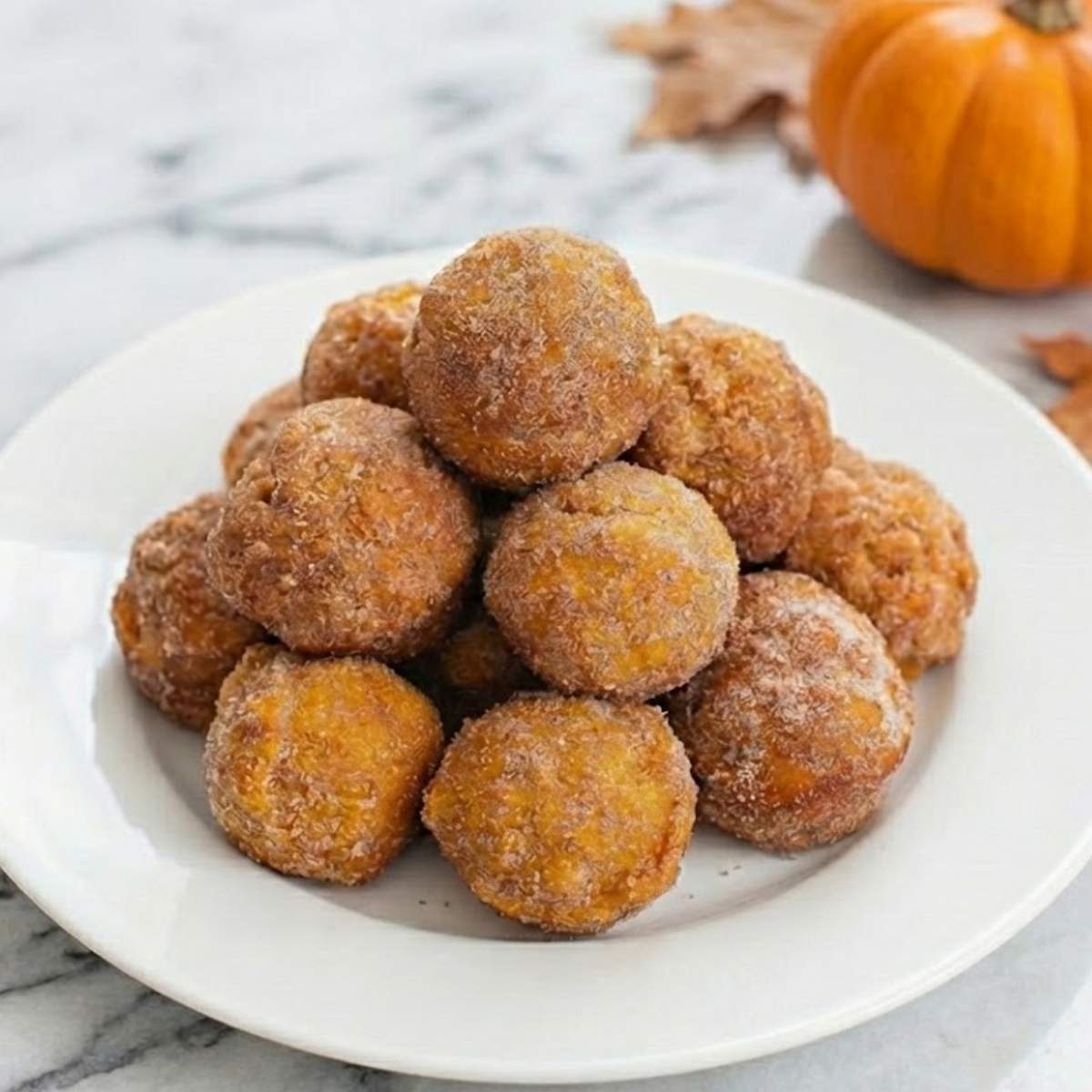 Easy 4 Ingredient Healthier Pumpkin Donuts Recipe - meals with grandma